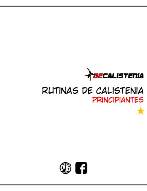 Rutinas De Calistenia Para Principiantes PDFCOFFEE