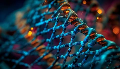 Gen Tica E Conceito De Ci Ncia M Dica Mol Cula De Dna Brilhante Fundo