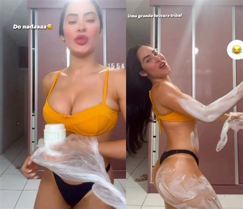 Isabelle Participante Do BBB 24 Arrasando Na Dança De Calcinha