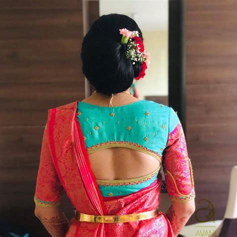 Silk Saree Blouse Back Neck Designs For South Indian Bride K4 Fashion