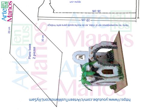PÓRTICO Para BELENES PESEBRES Tutorial con Arte en Tus Manos Arte