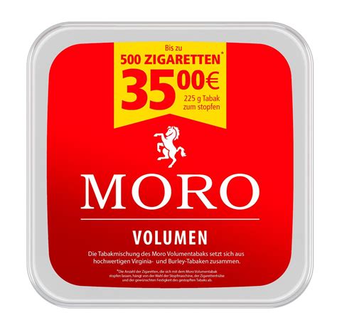 Moro Volumen Dose günstiger Tabak Tabak deintabakshop de
