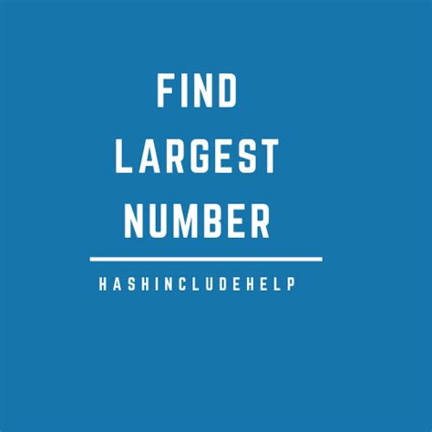 C Program To Find The Largest Number Among Three Numbers Using The Conditional Operator
