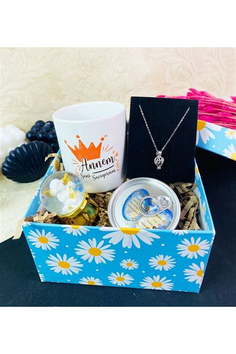 Gift Moda Inci Kolyeli Ve Annem Seni Seviyorum Tasarımlı Mini Hediye