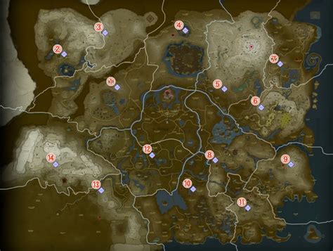 TotK Skyview Tower Locations How To Unlock Zelda Tears Of The