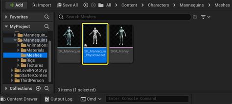 Assign A Physical Material To A Physics Asset Body In Unreal Engine