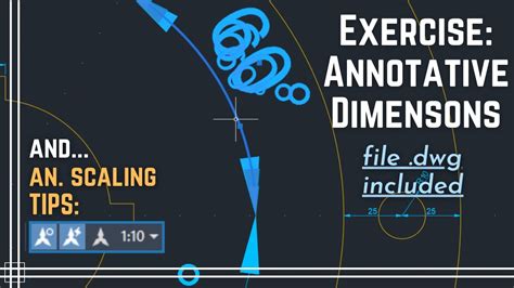Autocad Practice Annotative Dimensions File Dwg Included And Tips
