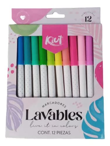 Kiut Set 12 Plumones Lavables