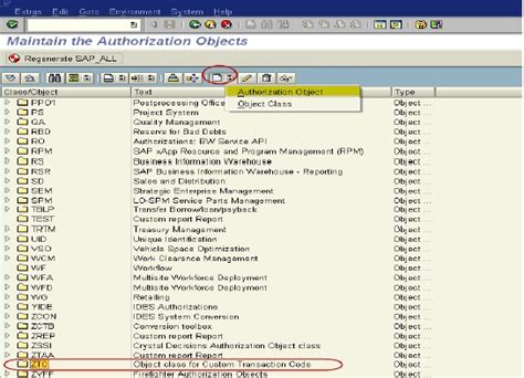 Sap Mm Authorization Object Creation For Custome Transaction Code