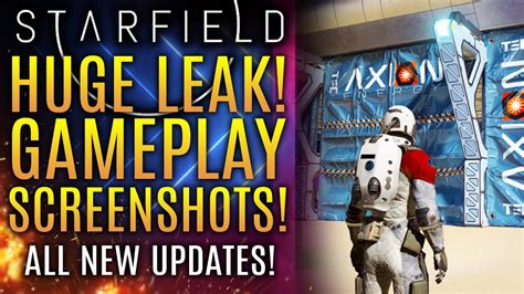 Starfield HUGE LEAK Reveals New Gameplay Images And All New Info And