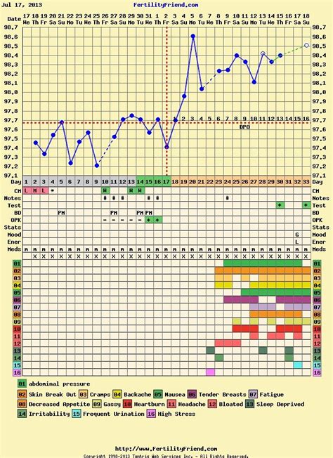 Pregnancy Bbt Chart Examples