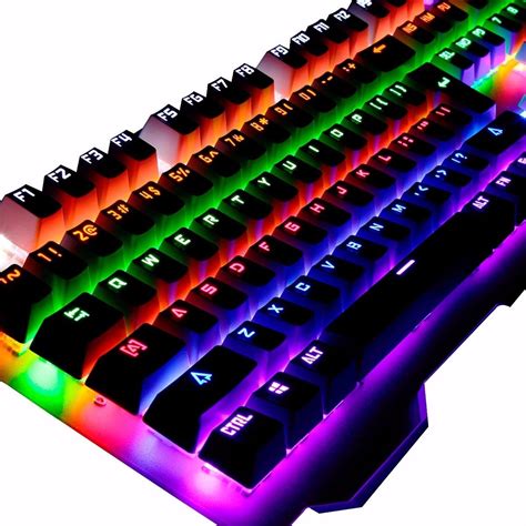 Teclado Gamer Mecanico Retroiluminado Noga Beam Pc Usb Led Electro Point