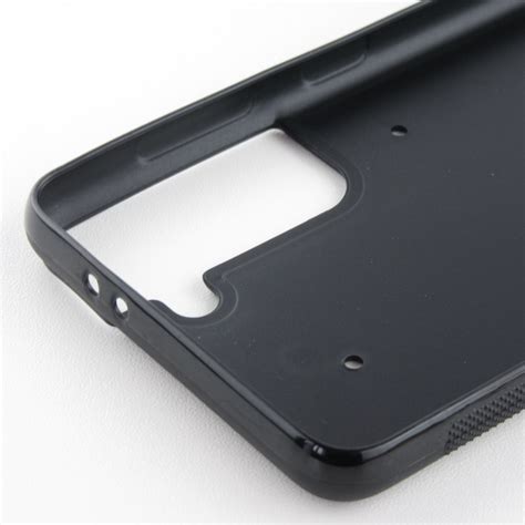 Coque personnalisée en silicone rigide noir Samsung Galaxy S23 FE