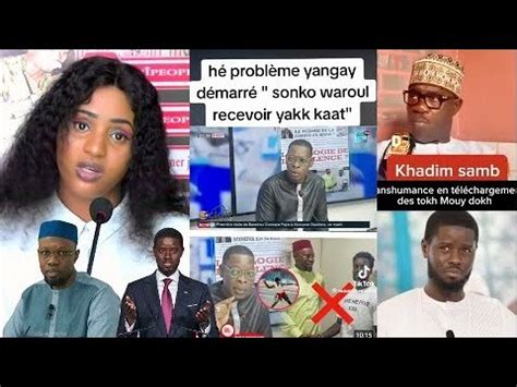 Sc Nd L Jour R V Lations De Zeyna Sur Aissatou Diop Fall Sonko Diomaye