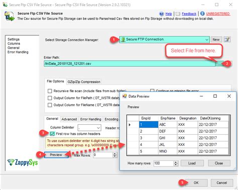 SSIS FTP Source For CSV Files SFTP FTPS Visual Studio Marketplace