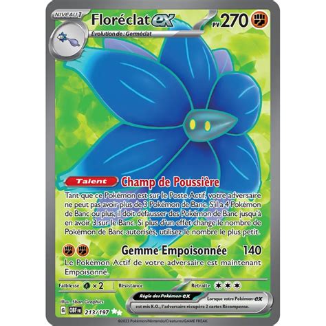 Floréclat 213 197 Joyau Ultra rare de l extension Pokémon Écarlate et
