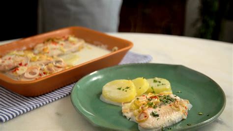 Receita de filé de peixe no forno creme de leite Receitas Nota Dez