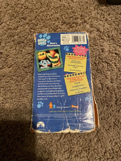 Blues Clues Blues Discoveries VHS 1999 Grelly USA