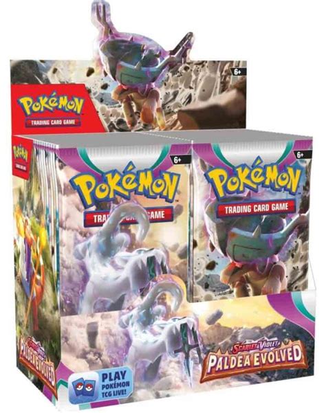 Pokemon Scarlet Violet Paldea Evolved Booster Box W Diggaz