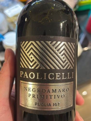 Botter Paolicelli Negroamaro Primitivo Vivino Hong Kong