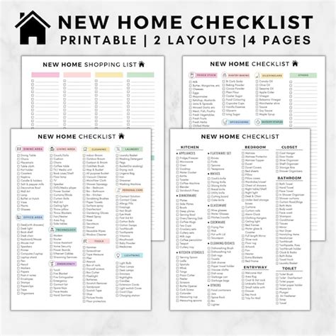 Free Printable Check List For The Essentials To Buy For A 46 OFF