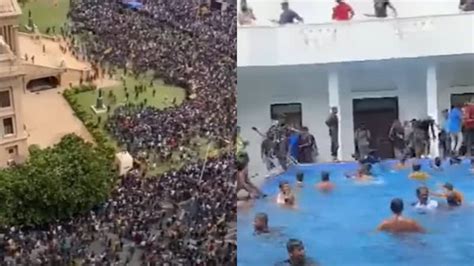 Presidente do Sri Lanka é escoltado após manifestantes invadirem a