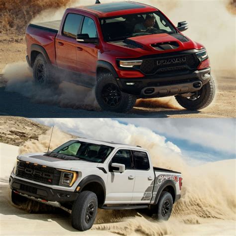 Ford F 150 Raptor R Vs Ram TRX Specs Features Comparison