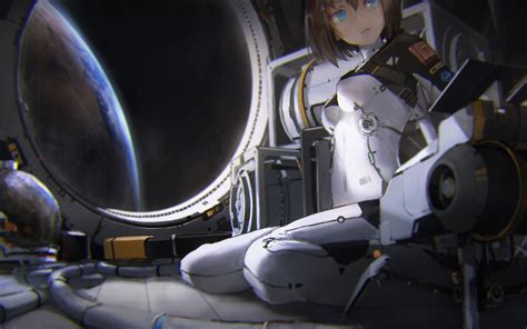Fondos De Pantalla Chicas Anime Obra De Arte Arte Digital Espacio