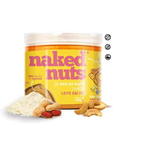 Pasta de Mix Nuts Sabor Leite em Pó 150g Naked Nuts Casa do