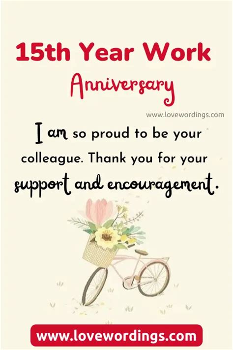 Best 75 Happy 15th Year Work Anniversary Quotes Messages
