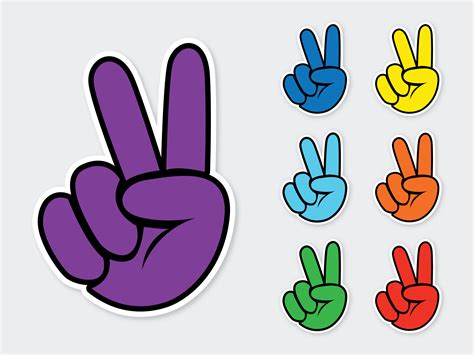 Peace Fingers Sign