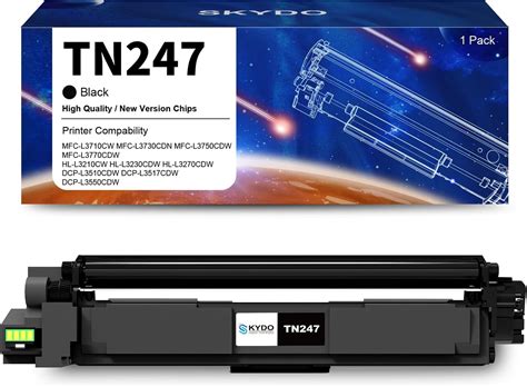 Skydo TN247 Black Toner Cartridge Compatible For Brother TN247BK