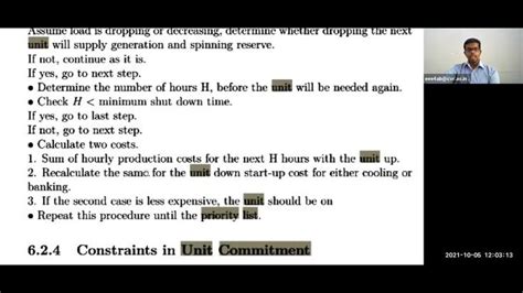 unit commitment problem priority list method and solved example problems priorities list the