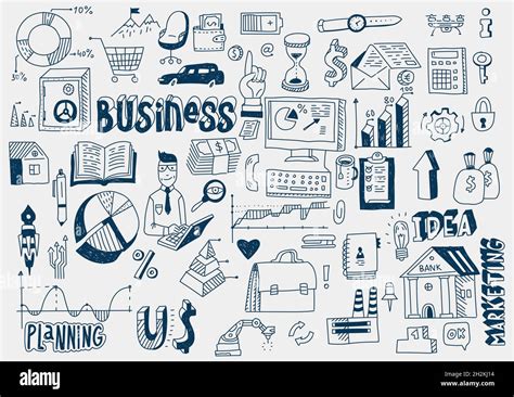 Hand Draw Doodle Charts Hi Res Stock Photography And Images Alamy