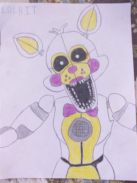 Dibujo de lolbit FNaF Amino Español Amino