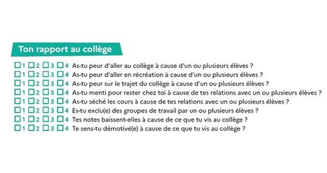 EVASION Une enquête sur le harcèlement débute auprès des élèves du