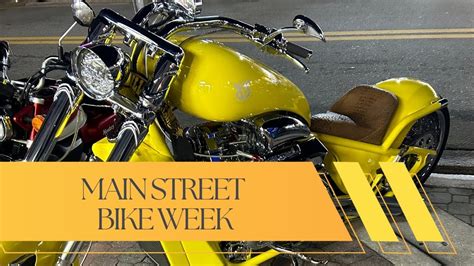 POV Daytona Bike Week Main Street Nightime YouTube