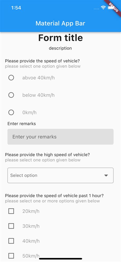 a simple form builder for flutter