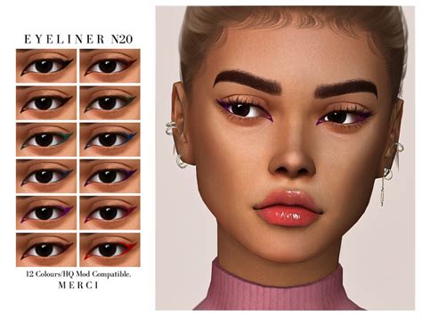 The Sims Resource Eyeliner N20