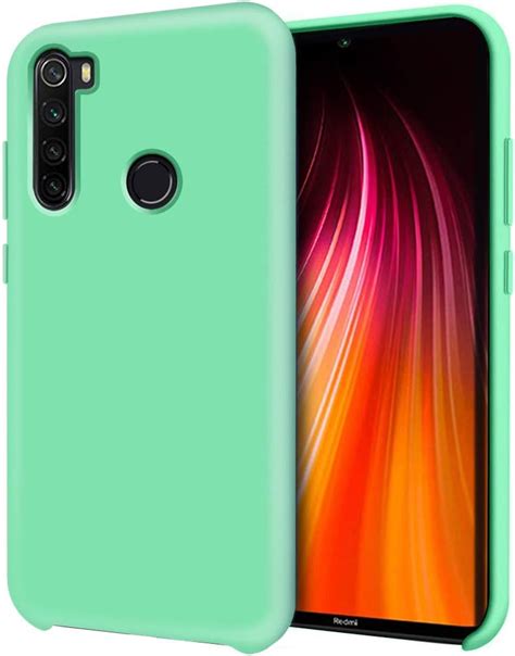Oureidoo Funda para Xiaomi Redmi Note 8 Funda para Silicona Líquida