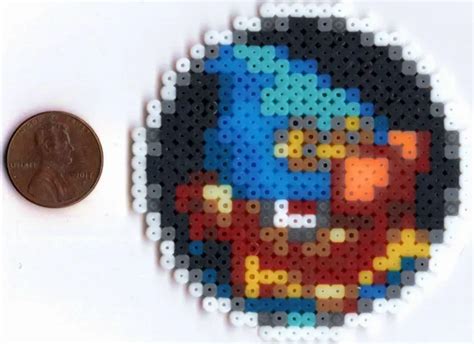 GENO SUPER MARIO RPG mini perle sprite perler Artkal pixel art icône
