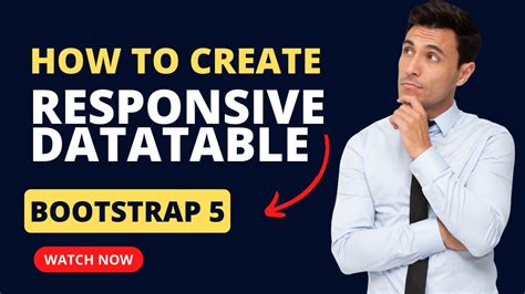 Responsive Datatable Ui Design Html Css Bootstrap Jquery