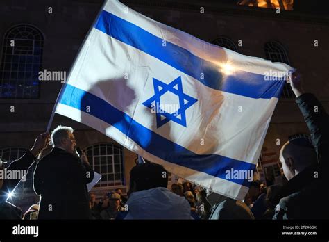 Protesta por el conflicto de hamas en israel fotografías e imágenes de