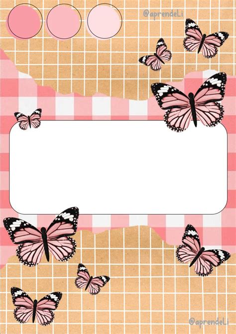 Plantilla Para Portada En 2021 Decorar Hojas De Cuaderno Portadas