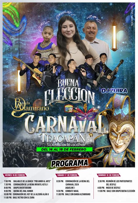 Carnaval Teacapán 2024 Ferias Y Conciertos En México