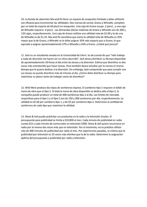 Tarea DEL 10 AL 15 Paginas 20 21 La Tienda De Abarrotes Ma And Pa