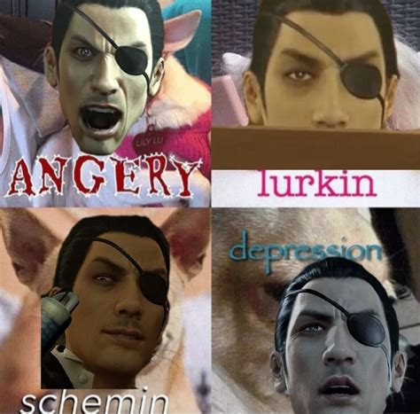 Pin By Minka On Yakuza In Kisser Kiryu Memes