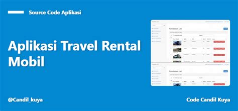 Source Code Aplikasi Rental Mobil Candil Code