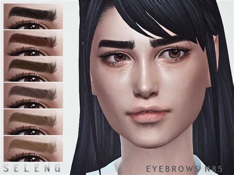 Eyebrows N By Seleng Created For The Sims Emily Cc Finds
