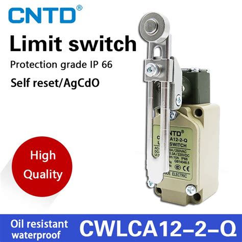 CNTD seyahat Limit anahtarı CWLCA12 2 Q 1NO1NC 10A250V Ip66 su geçirmez